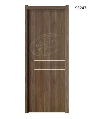 Chine Porte creuse de wpc (composé en bois de PVC) de wpc pur et plein de nouveau venu de BES 93243 avec le cadre de porte avec le petit prix à vendre