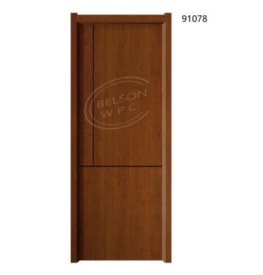 Chine Porte insonorisée de Wpc de wpc (composé en bois de PVC) de wpc de cavité de porte pure et pleine de nouveau venu de BES 91078 imperméable à vendre