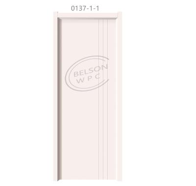 Chine BES les portes creuses de 0137-1-1 wpc purs et pleins de wpc (composé en bois de PVC) a stratifié le matériel pur des portes affleurantes WPC de PEINTURE à vendre
