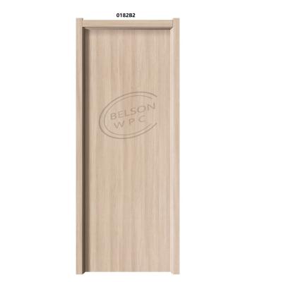 Chine BES porte creuse de wpc (composé en bois de PVC) de wpc pur et plein de 0182B2 avec le style contracté par cadre de porte et le prix bon marché à vendre