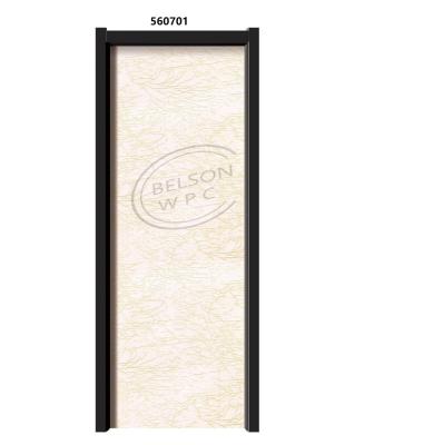 China BES cuarto de baño interior del retrete del hotel del sitio del wpc (compuesto de madera del pvc) del wpc del hueco de la puerta pura y llena de 560701 impermeable. en venta