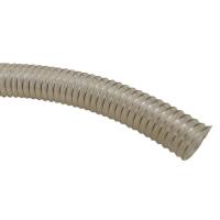 Quality Bronze Wire Reinforced TPU Ducting 0.6mm Flexible Duct Hose for Engineering Machinery for sale