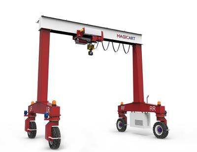 Κίνα Κινητός γερανός ατσάλινων σκελετών RTG με τη χωρητικότητα φορτίων 3T~20T, προσαρμοσμένο σχέδιο προς πώληση