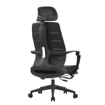 Modern Style Black Fabric Office Chair with Adjustable Height and Lifting