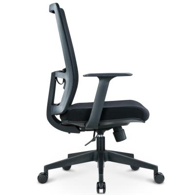 Chine Support lombaire de luxe réglable Ergonomie exécutive Bureau d'ordinateur pivotant Bureau de bureau à dos moyen Meubles de bureau à vendre