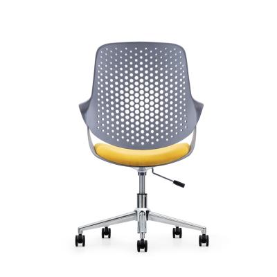 Chine Chaise de bureau en plastique gris moderne à vendre