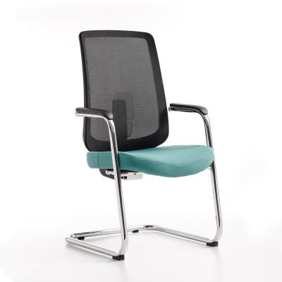 Chine Chaise de bureau pour le personnel à mi-arrière en maille Chaise de salle de conférence avec pied en métal et expédition gratuite à vendre