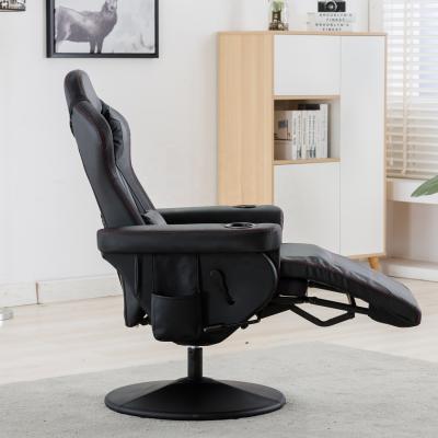 Chine White Racing Style Gaming Chair Executive Office Swivel Seat with Cup Holder and Footrest à vendre