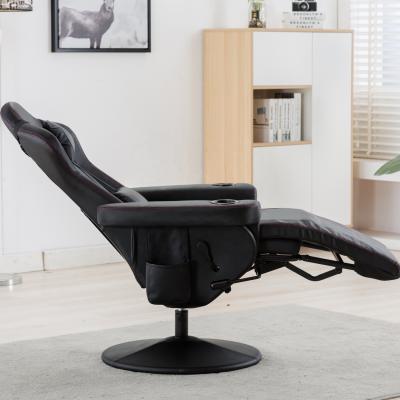Chine White Racing Style Gaming Chair Executive Office Swivel Seat with Cup Holder and Footrest à vendre
