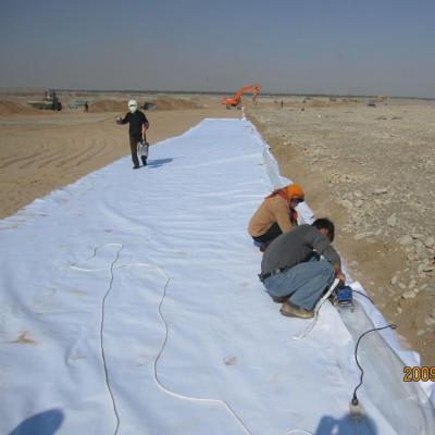 Cina Tessuti di geotessili non tessuti in PP PET Geotessili di fibre corte per ingegneria geotecnica in vendita