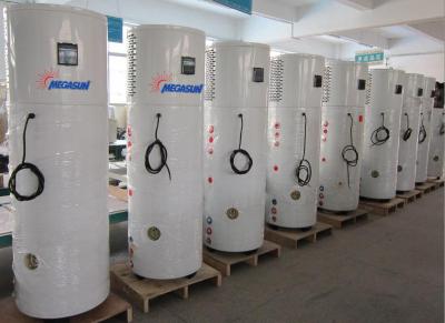 China aparato de la calefacción del termo del aire agotado de los calentadores de agua de la pompa de calor 4.3kw en venta