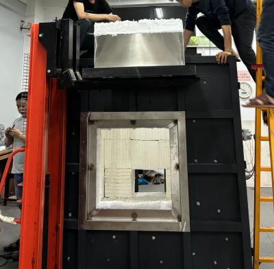 Китай 1300C Операционная температура Стальная конструкция Огнеупорная покрытие испытательная печь с 2,0 мм диаметром проволоки продается
