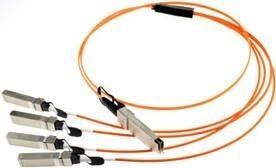 中国 高速 QSFP + 40G 光学トランシーバー OM3 MMF 100M の 850nm 光ケーブル 販売のため
