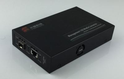 Cina Convertitore diretto autonomo SFP+ di media della fibra 10Gb/s al RJ45 in vendita