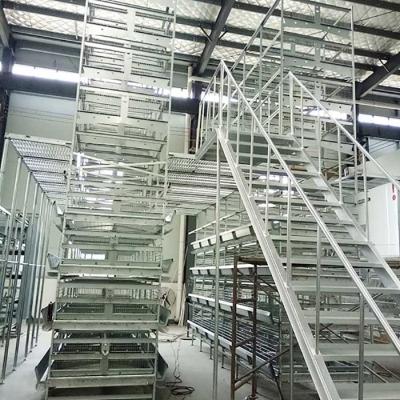 中国 4 / 5/6/8つの層Hのタイプ層の層の鶏のおり120 * 60 * 70 Cmのサイズ 販売のため