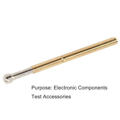 China Factory Supply Spring Test Probes Big Round Head Type 2mm Diameter Test Tools PCB Testing Pin for sale