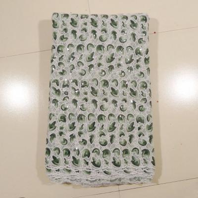 Cina Pizzo netto svizzero ricamato in vendita