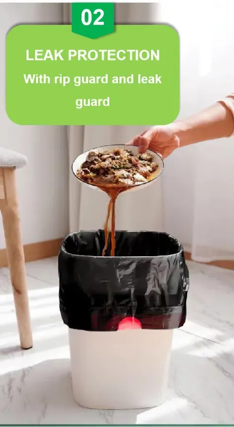 Scented Waterproof Pet Garbage Bag Portable Vest Handle Custom Printed Plastic Dog Bag