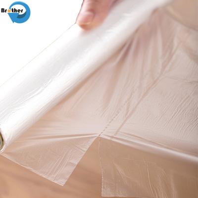 China Food Fresh HDPE LDPE Plastic Produce Bag Clear Packaging Shopping Roll Food Bags on Roll for Produce for sale