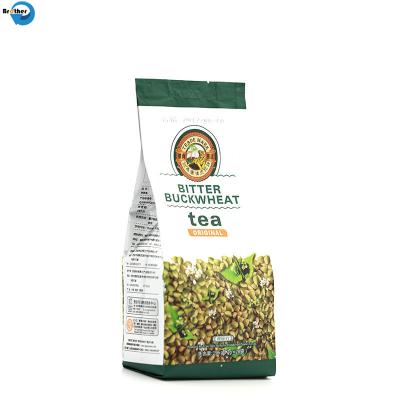 중국 250/500g 1kg Top Food Grade Reusable Flat Bottom Clear Window Snack Packaging k Bag with Tear Zipper 판매용