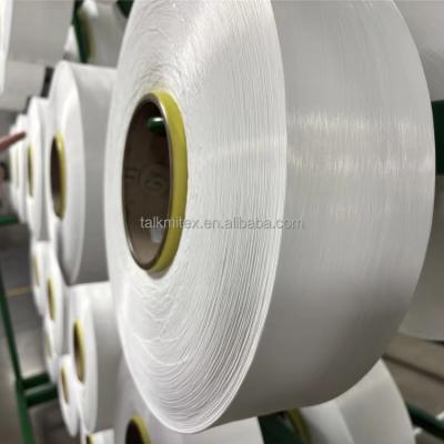 China Customized 100% Polyester DTY Melange Yarn 20D/50D/75D/100D/120D/150D Raw Pattern for Weaving for sale