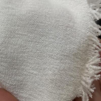 China Jiaxing Factory Supplier High Elastic Chenille Greige Fabric Knitted Plain Style Textile Raw Material for Lining Garment Use for sale