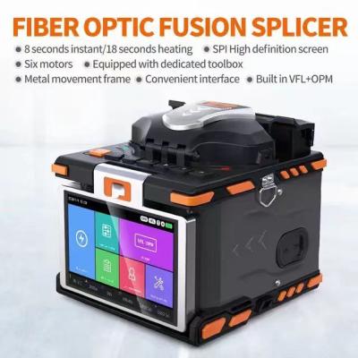 Cina M5 Splicer di fusione di fibre 4 allineamento del nucleo motore Mini macchina di saldatura in fibra ottica per Ftth in vendita