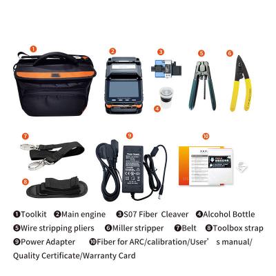 Cina Splicer a fusione ai5 personalizzato splicer a fusione a fibra ottica AI-5 4 motori splicing machine in vendita