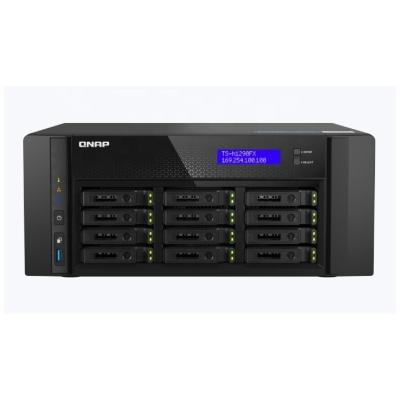 China Nuevo original TS-h1290FX-7232P-64G NAS almacenamiento en red U.2 NVMe PCIe Gen 4 o SATA SSD arquitectura de almacenamiento en venta