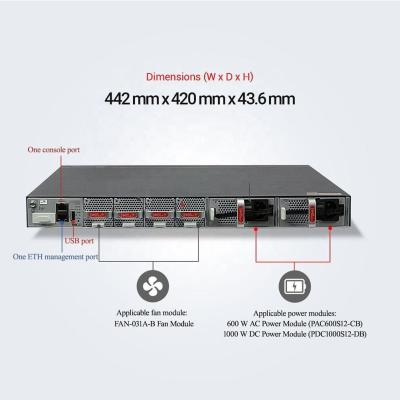 China Industrieller Ethernet-Switch S6730S-H24X6C-A Gigabit-Kernfaser mit QoS-Funktion und schneller Lieferung zu verkaufen