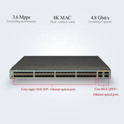 중국 개인 Mold 데이터 센터 Idc 48 포트 SFP 스위치 6810-48S4Q-LI LACP 기능과 밀폐 판매용