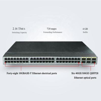 중국 10g 스위치 용량 개인 폼 48 포트 100g 데이터 센터 스위치 CE6870-48T6CQ-EI 판매용