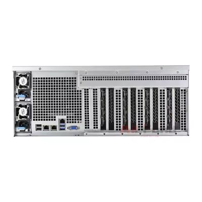 Китай Tel Xeon E5 Dual CPU Motherboard Rack Server Case 4U портативный GPU AI сервер с картами GPU продается