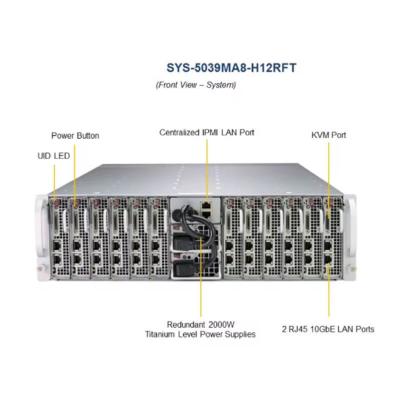China Hochleistungs-GPU-Server für Microcloud SYS-5039MA16-H12RFT X11 SYS-5038MR-H8TRF X10 SYS-5038MD-H24TRF angepasst zu verkaufen