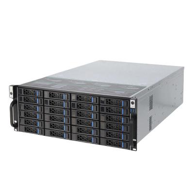Китай 24 Горяче-заменяемые жесткие диски в корпусе сервера 4U Gpu Идеальная комбинация для хранения данных продается