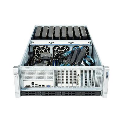 Китай Оригинальные серверы Rack 4U 4GPU 8GPU 3090 4090 Графические карты с рендерингом глубокого обучения AI шасси 10 GPU Серверный шасси продается
