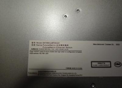 중국 풀 듀플렉스 반 듀플렉스 통신 모드 S5735-L48T4X-A1 관리 네트워크 스위치 10g 스위치 용량 판매용