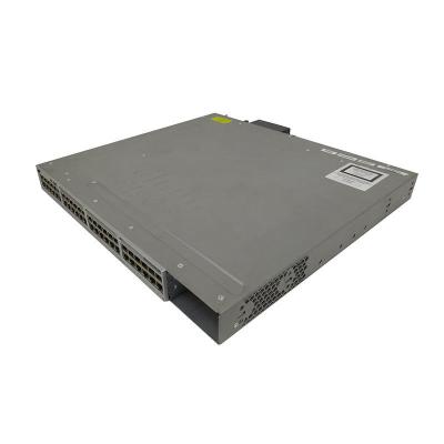 China Anpassbar WS-C3850-48F-S C3850-48F Schalter-Schicht 3 48 * 10/100/1000 Ethernet POE-Ports IP-Basis verwaltet-stackbar zu verkaufen