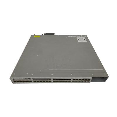 China Anpassbar WS-C3850-48F-S C3850-48F Schalter-Schicht 3 48 * 10/100/1000 Ethernet POE-Ports IP-Basis verwaltet-stackbar zu verkaufen