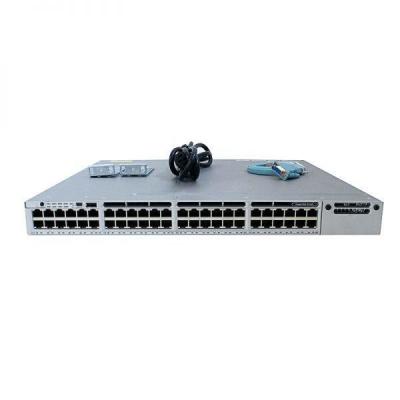 China Vorrätige WS C3850 Serie 48P-S 48 Ethernet Poe Ports Management Stapelbare Gigabit-Schalter mit SNMP-Funktion zu verkaufen