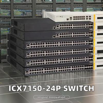 Chine Commutateur Ruckus Commutateur Ethernet PoE à 24 ports avec 2x10 GBE Uplinks Solution de mise en réseau de ports de console SNMP QoS RJ45 à vendre