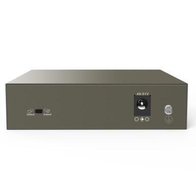 중국 1Gbps 스위치 용량 맞춤형 장거리 전송 TEF1105P-4-63W 5-포트 10/100Mbps 4-포트 PoE와 데스크톱 스위치 판매용