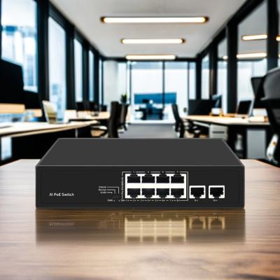 Китай 10 портов AI PoE Enterprise Switch - идеальный выбор для офисного и домашнего сетевого решения продается