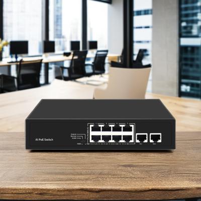 Китай 10 портов AI PoE Enterprise Switch - идеальный выбор для офисного и домашнего сетевого решения продается