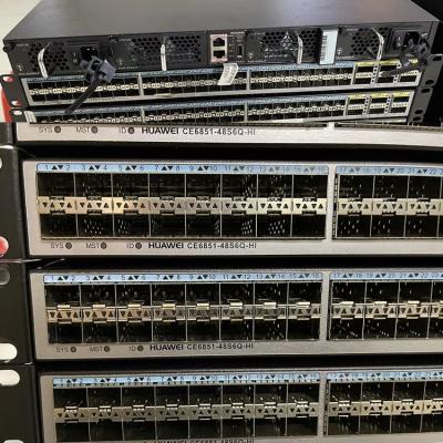 Chine Commutateur de taille personnalisé CE6851-48S6Q-HI 48 ports 10G SFP et 6 ports 40GE QSFP avec 2*FAN Box Port-side Intake AC à vendre