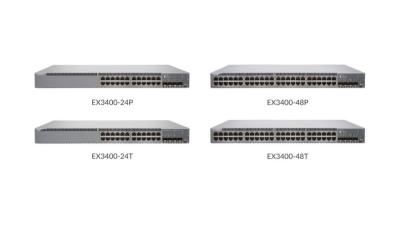 Chine EX3400-48P 48 ports taille personnalisée 10/100/1000BaseT Ethernet géré Accès réseau Aggrégation de données Core Gigabit Switches à vendre