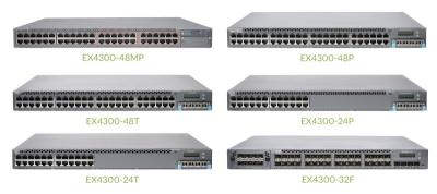 China Op maat gemaakte EX4300-48P EX4300-serie 48 poorten 10/100/1000BASE-T PoE Ethernet Network Switch Stock Status voor communicatie Te koop