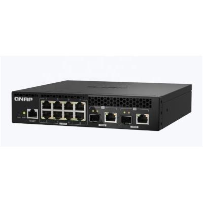 中国 QSW-M2108R-2C 2つの10GbE SFP+/RJ45複合ポートと8つの2.5GbEイーサネットポート WebベースのNMSスイッチ 販売のため