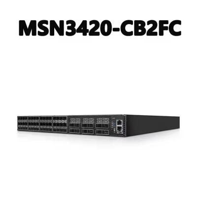 Китай MSN3420-CB2F 48x25GbE 12x100GbE сетевой коммутатор с LACP POE QoS продается