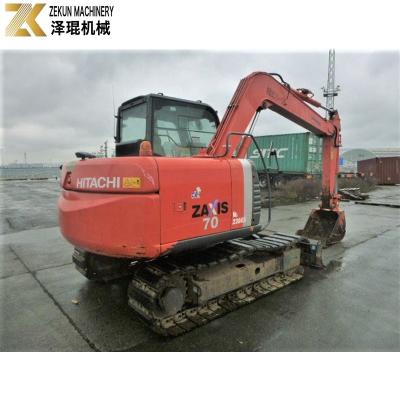 Κίνα 7 τόνων Hitachi ZX 70 Excavator με αντίχειρα και ισχυρό κινητήρα ISUZU για μικρά κουβά προς πώληση